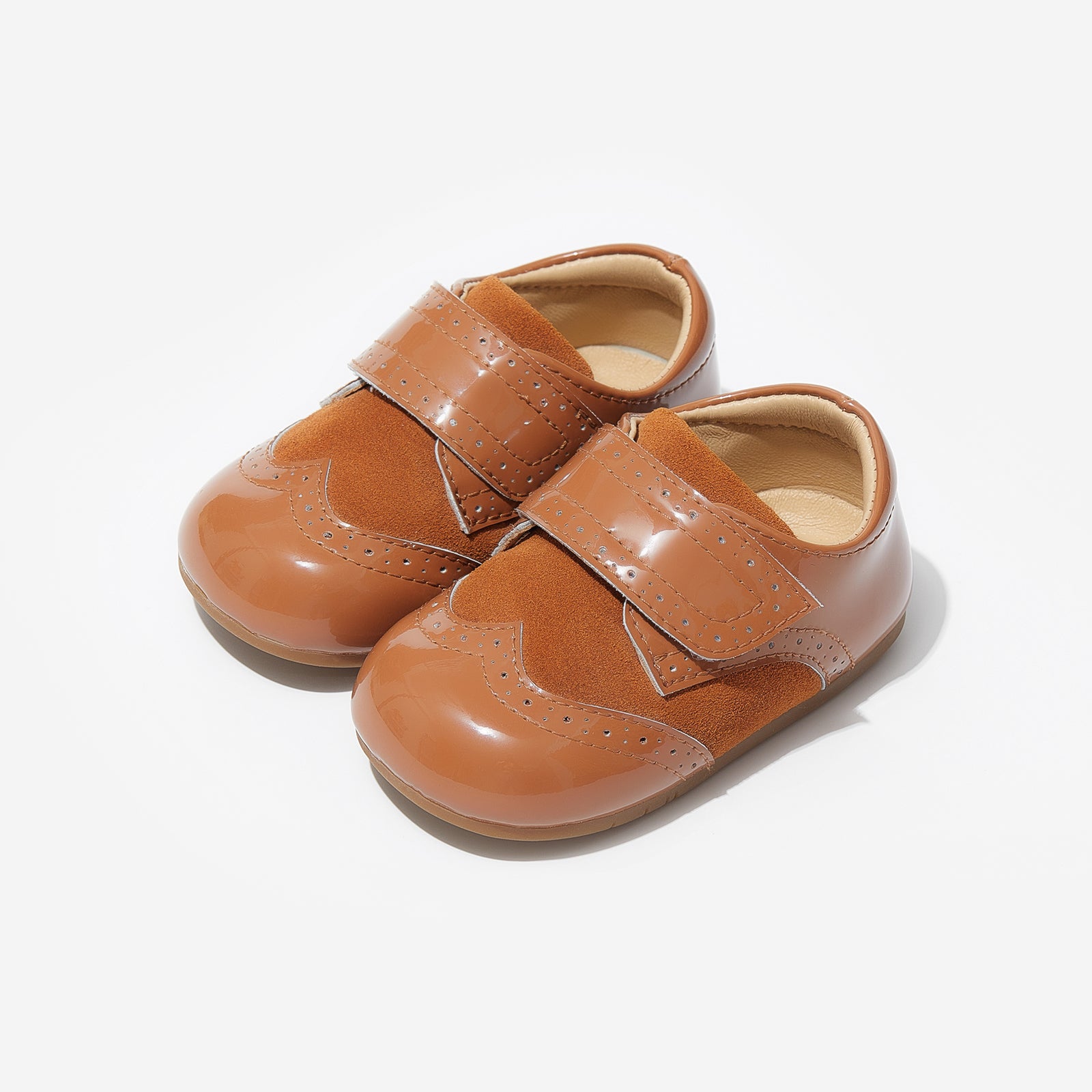 Amber - Latte Brown | Toddlers Leather Shoes | Woolly Kids