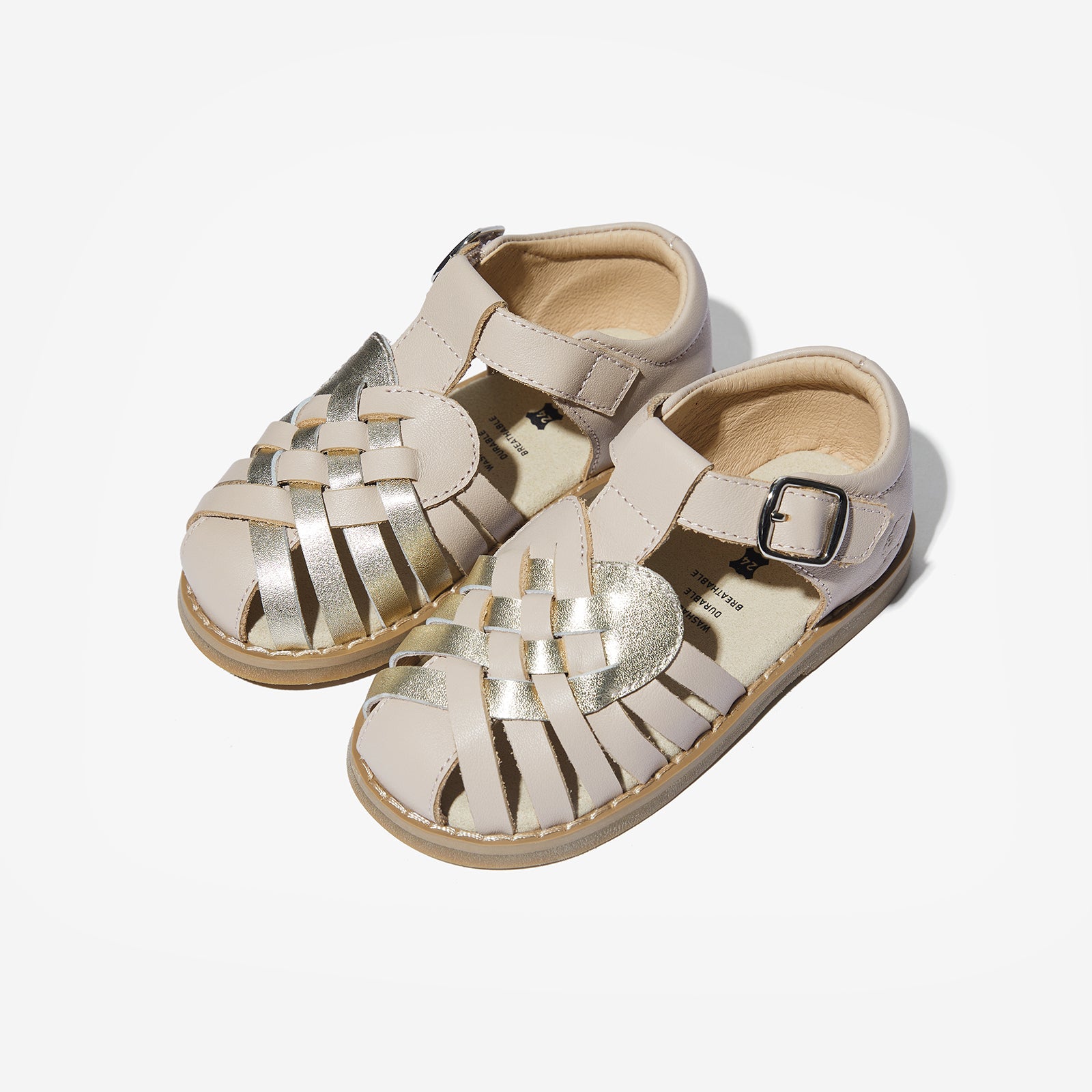 Dane - Blossoms Pink | Kids Leather Shoes | Woolly Kids