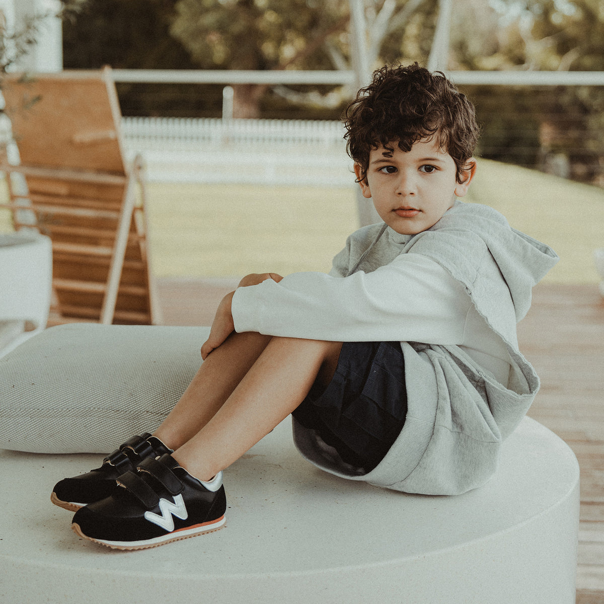 Joey - Retro Black | 24 Autumn | Woolly Kids Leather Kids Shoes