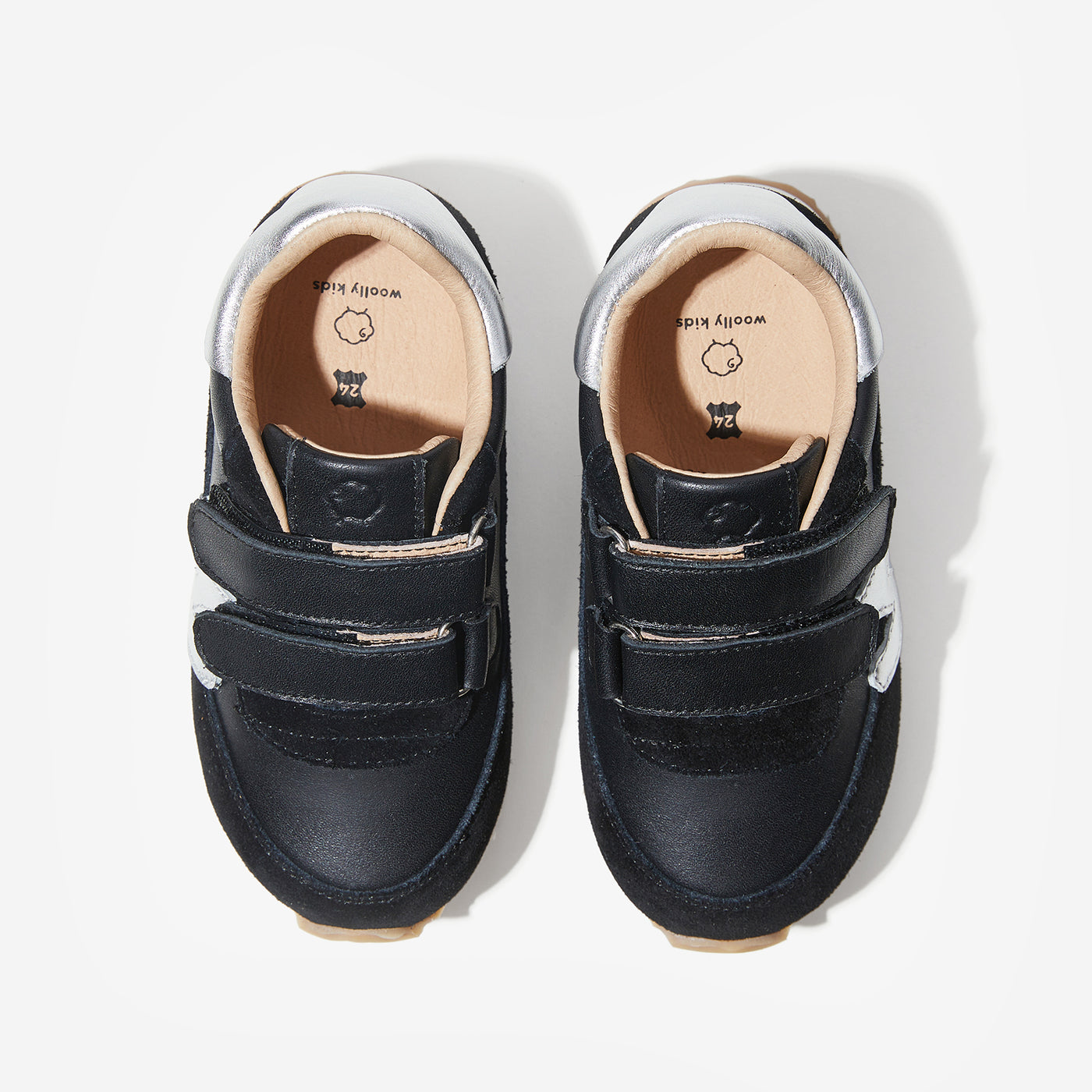 Joey - Retro Black | 24 Autumn | Woolly Kids Leather Kids Shoes