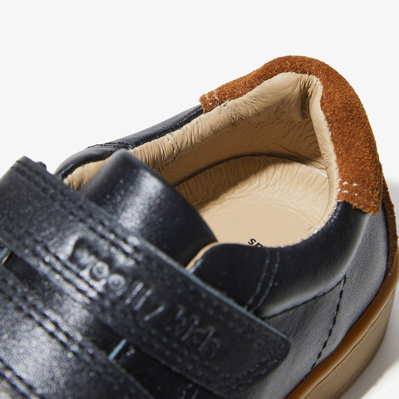 Lyle - Obsidian Black | 24 Autumn | Woolly Kids Leather Kids Shoes