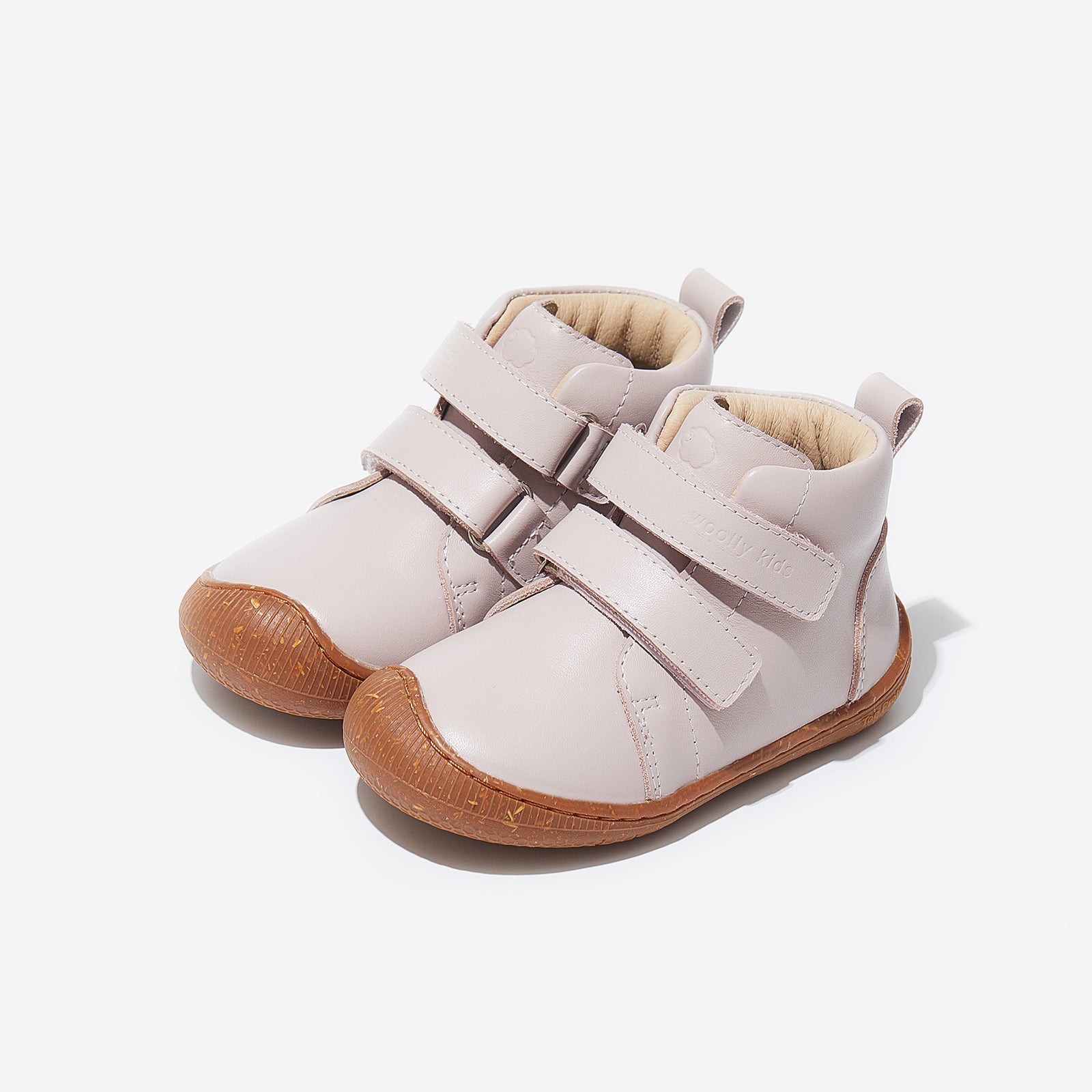 Neve - Cloud Pink | Kids Leather Shoes | Woolly Kids