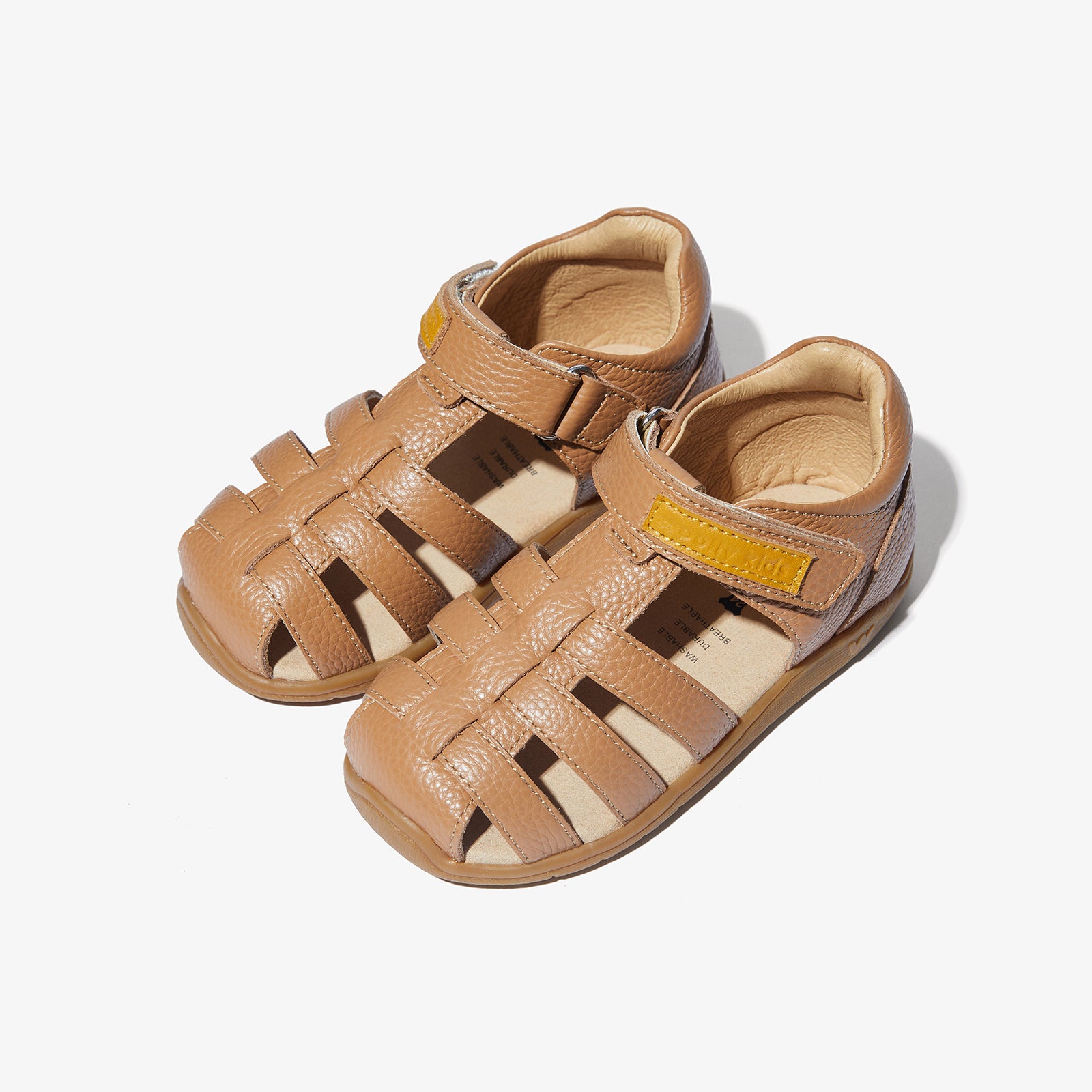 Nick - Chestnut Brown | Kids Leather Shoes | Woolly Kids