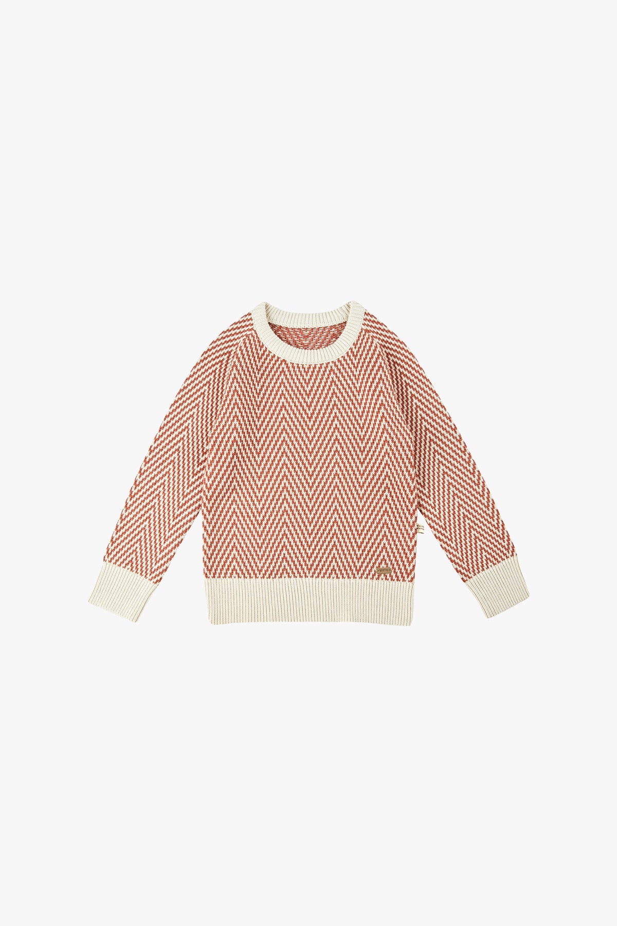 Vintage Ripple Sweater - Red Ripple | Organic Kids Clothes | WirraWirra ...