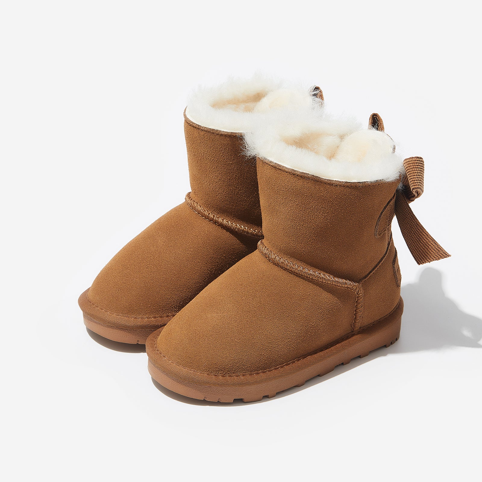 Freeze - Chestnut | Kids Leather Shoes | Woolly Kids